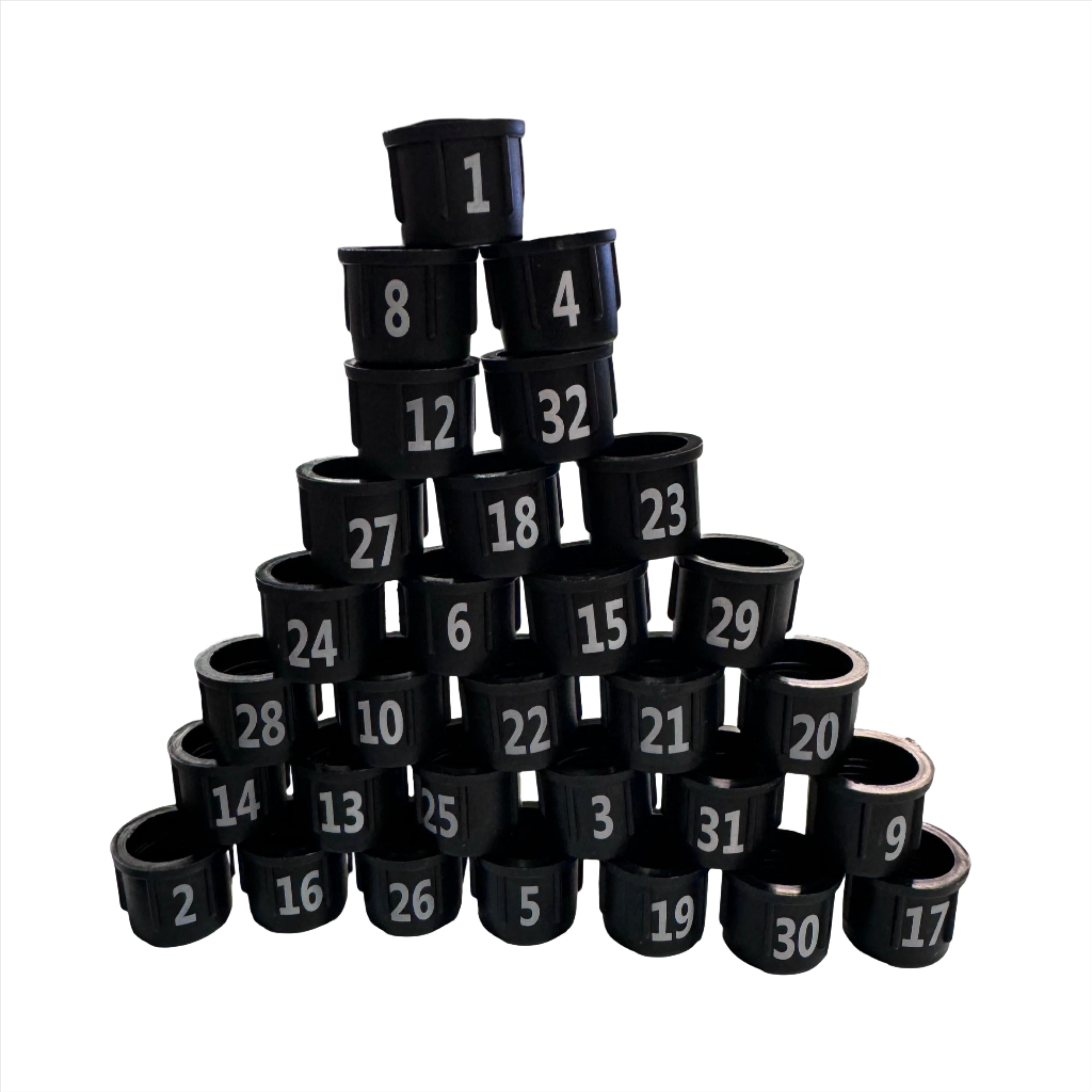 Deez Nuts Numbering Nuts 1-32 – Injection Molded, High Visibility Cabl – Lipich Engineering